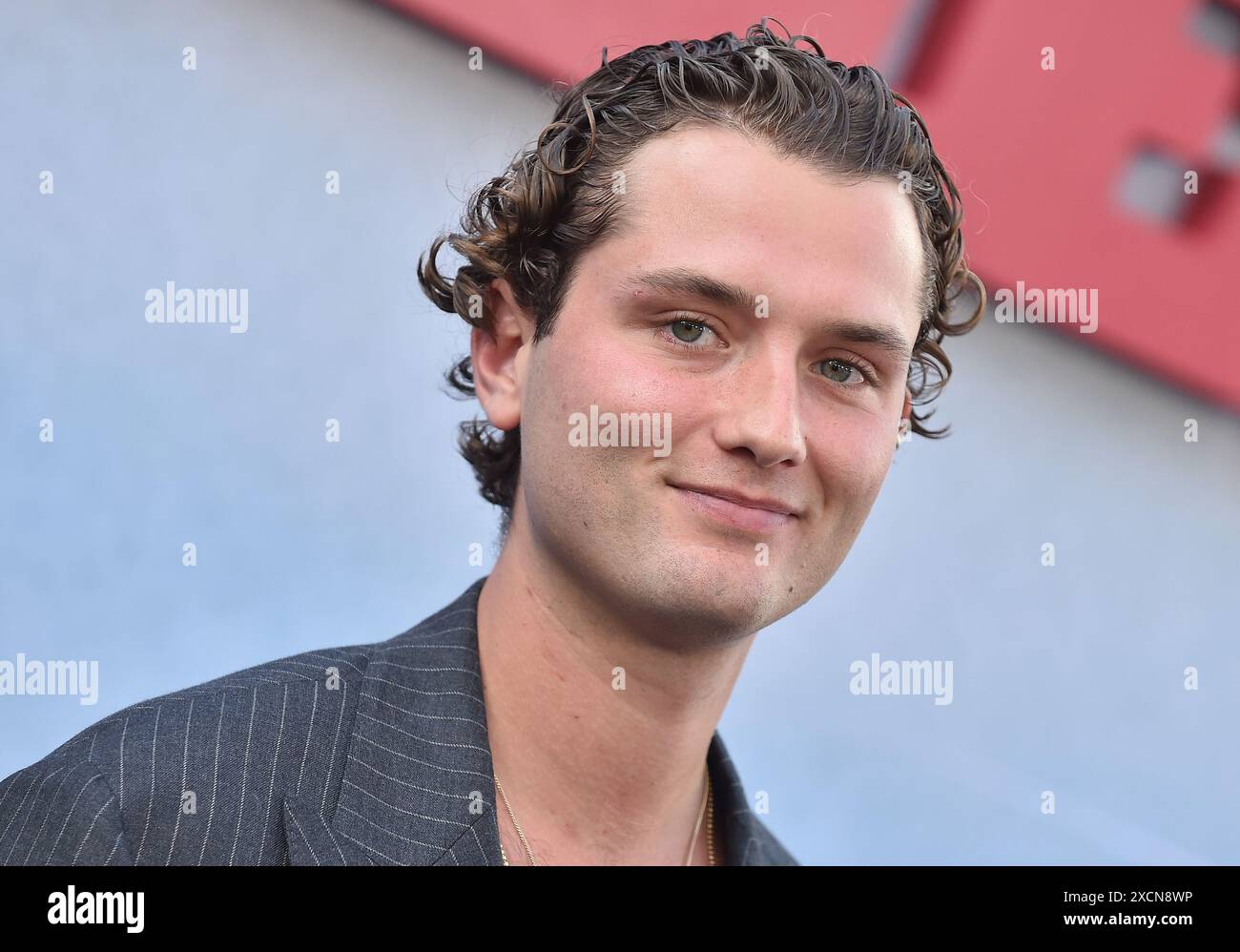 Hollywood, USA. 17th June, 2024. Raff Law arriving to “The Bikeriders ...