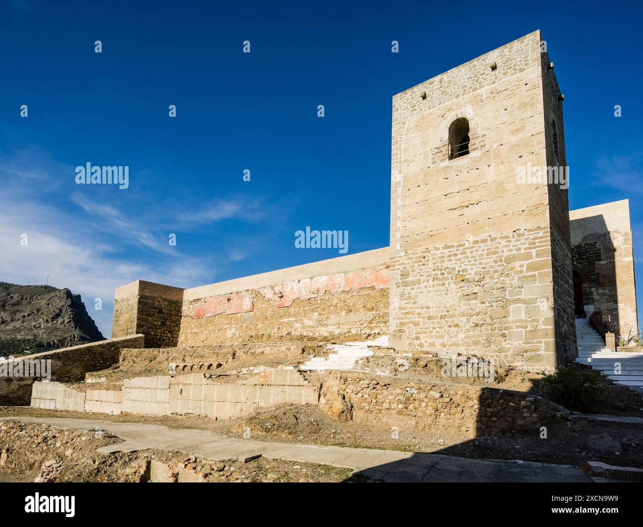 Alora Castle, 10th century, Cerro de Las Torres. national monument ...