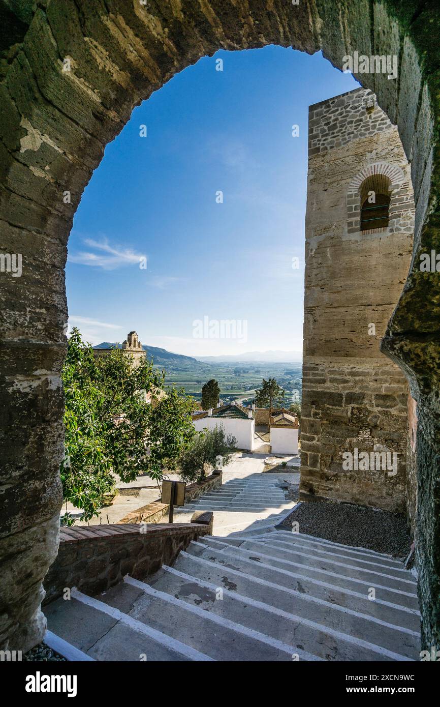 gateway to the walled enclosure, horseshoe arch, unique in the west ...