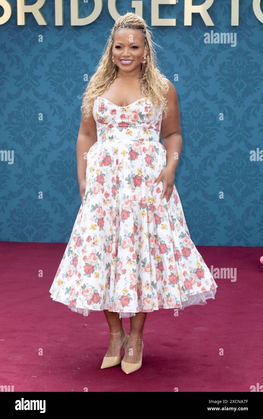 12 Jun 2024, London, England, UK - Marisha Wallace attending Bridgerton ...