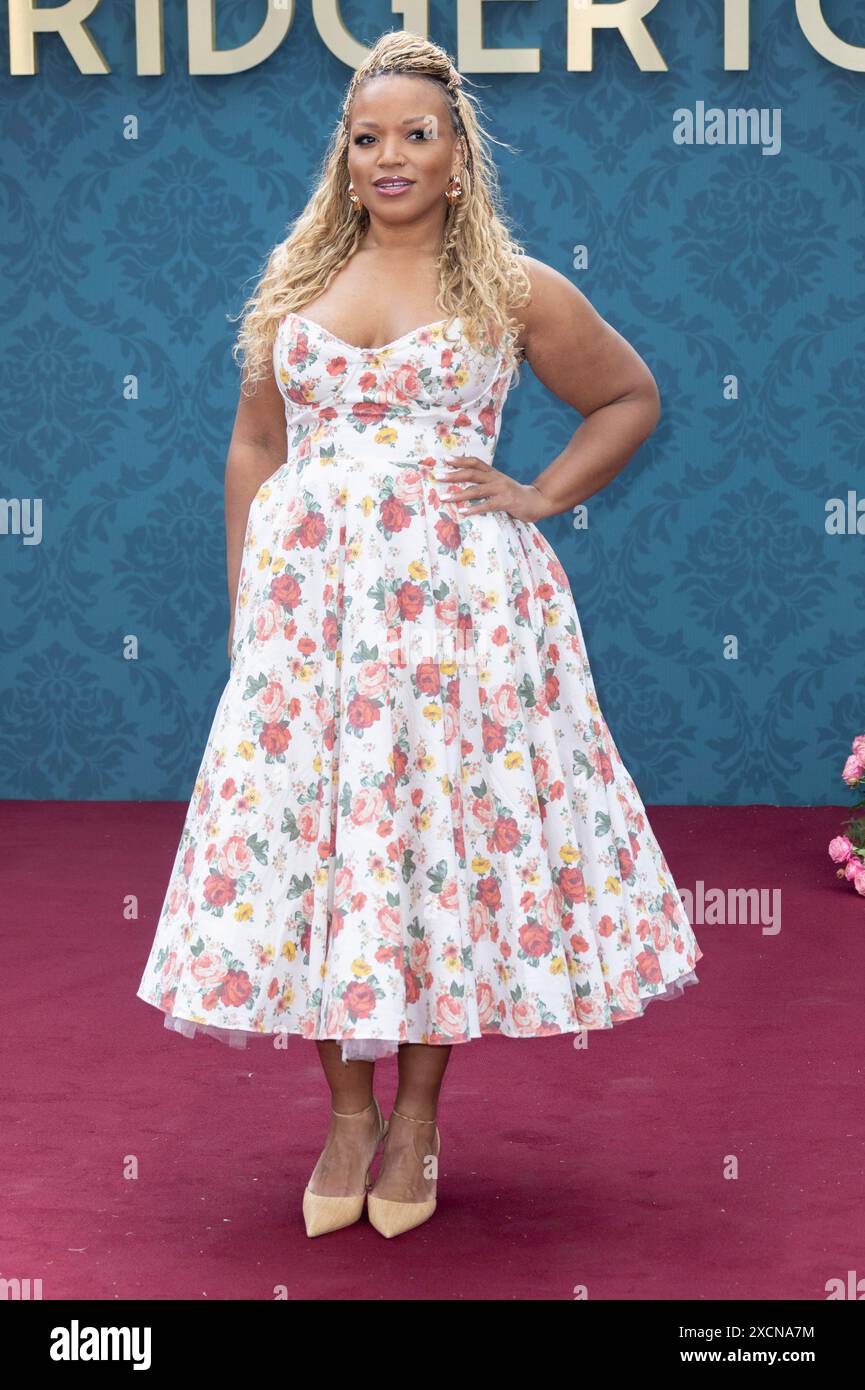 12 Jun 2024, London, England, UK - Marisha Wallace attending Bridgerton ...