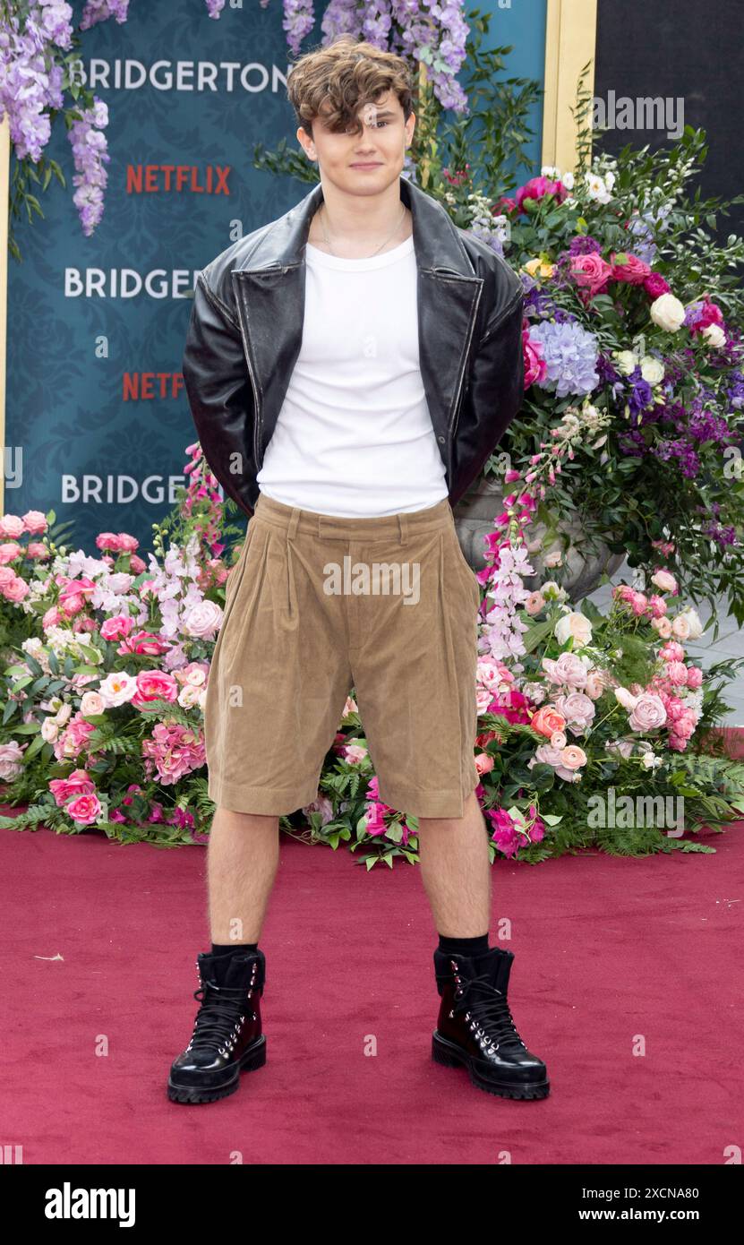 12 Jun 2024, London, England, UK - Will Tilston attending Bridgerton ...