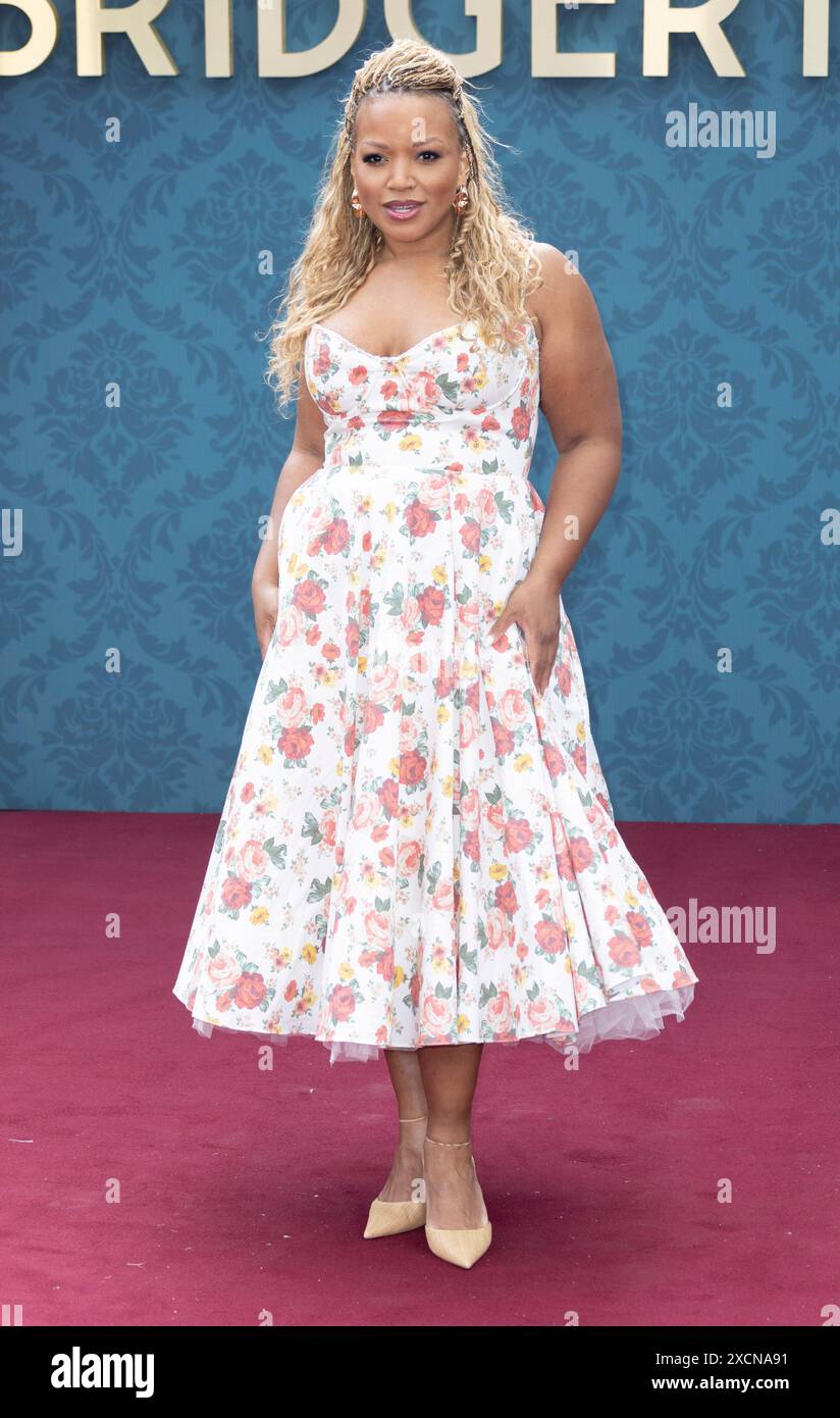 12 Jun 2024, London, England, UK - Marisha Wallace attending Bridgerton ...