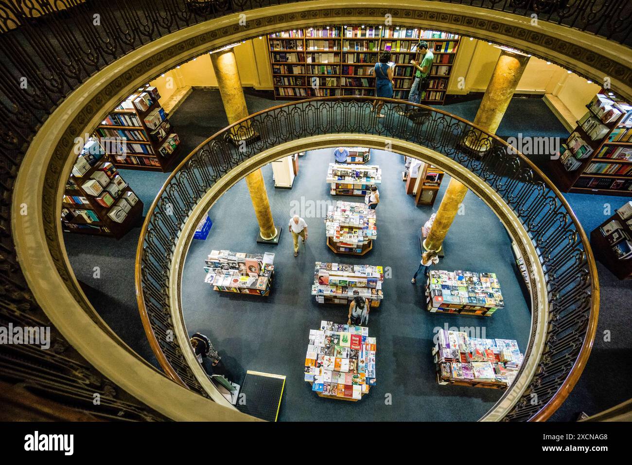 El Ateneo library, former Grand Splendid theater from the beginning of ...
