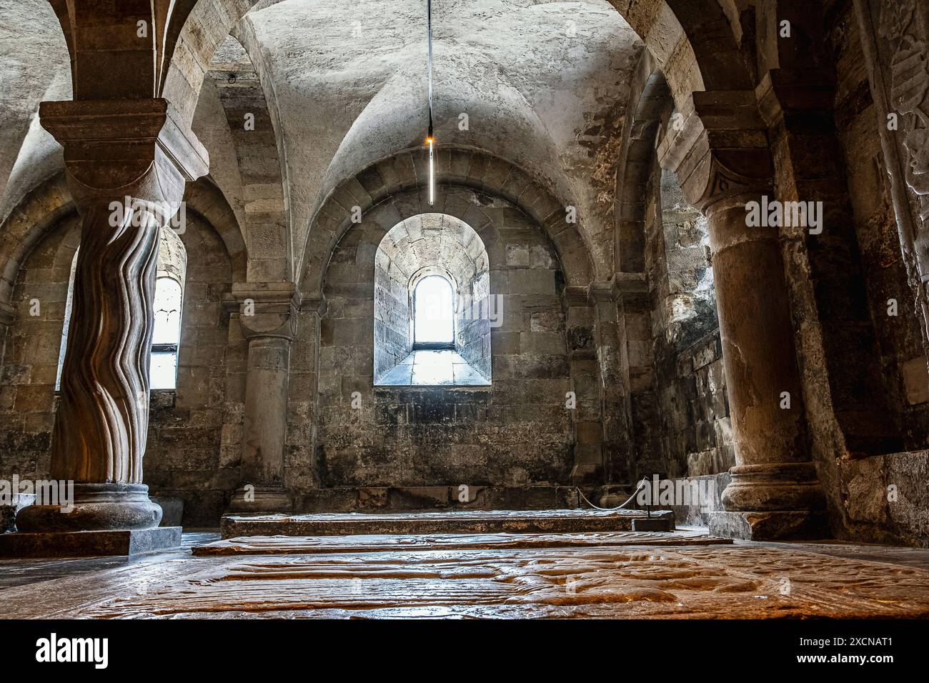 Grave basement in the Swedish Cathedral located in the city of Lund ...