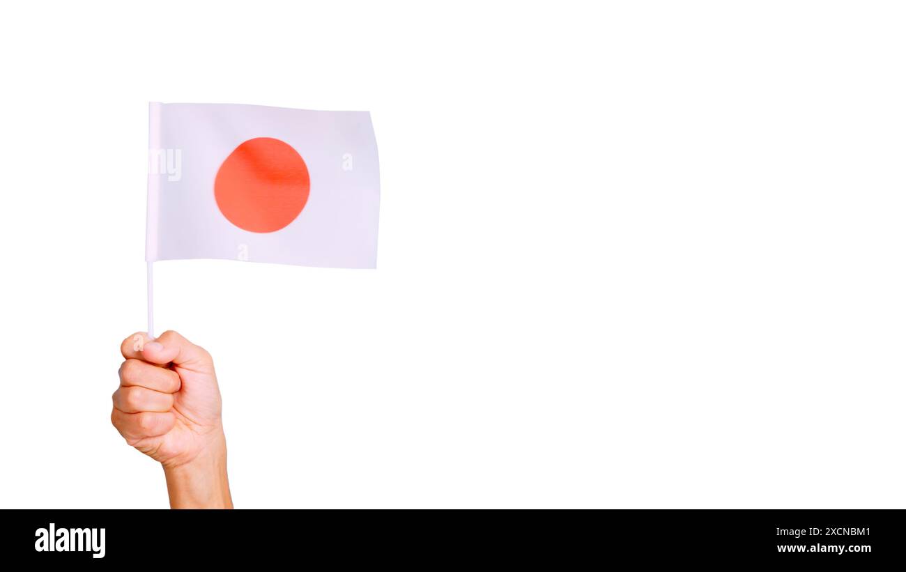 Flag japan japanese waving hi-res stock photography and images - Alamy