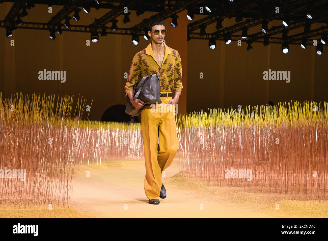 Milan Fashion Week - Men S/S 2025 Zegna Fashion Show Vibes Milan, Italy ...