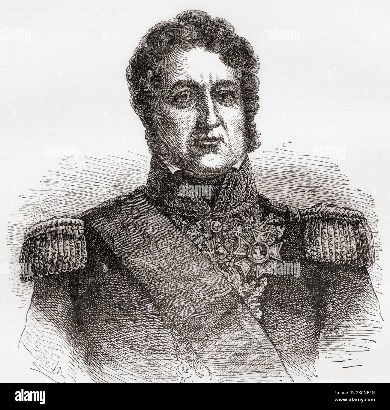 Louis Philippe I, 1773 – 1850, nicknamed the Citizen King. King of the ...