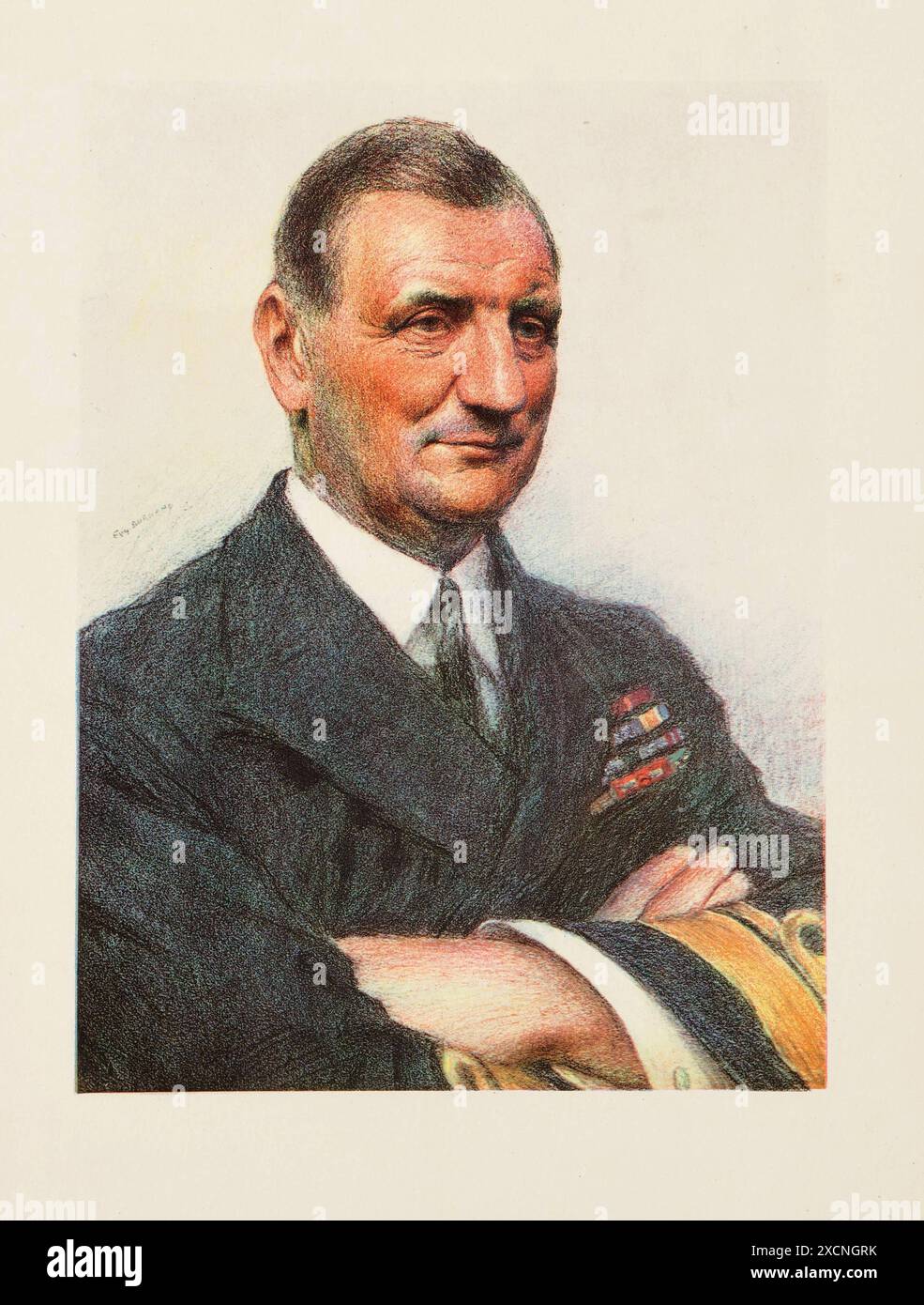 Die Alliierten im ersten Weltkrieg, Britisches Reich, Konteradmiral Sir ...