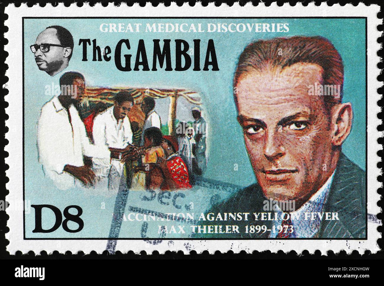 Discoverer of the yellow fever vaccine Maz Theiler on postage stamp ...