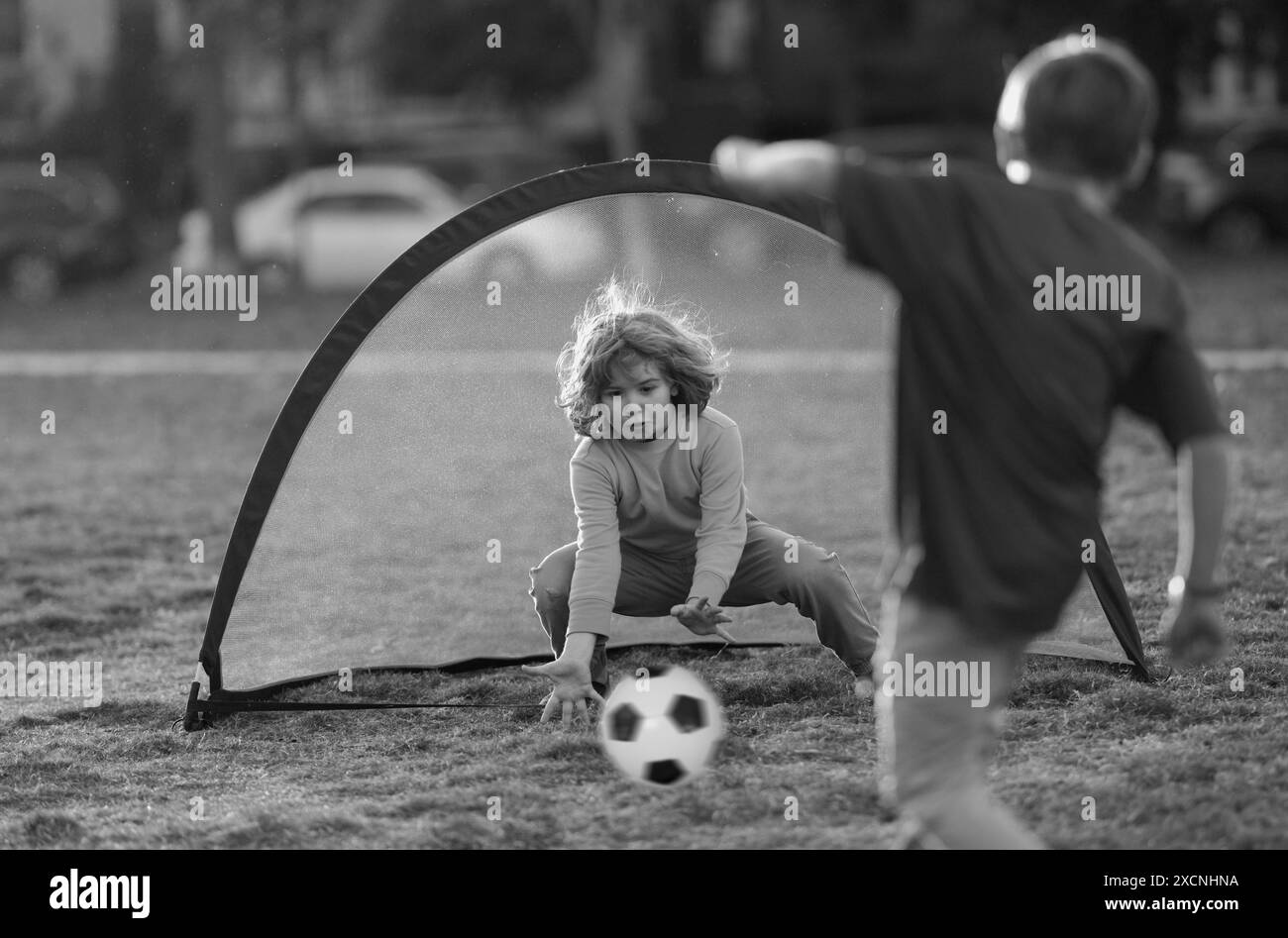 Classic football portrait Black and White Stock Photos & Images - Alamy