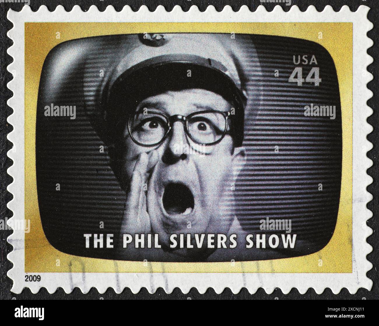 The Phil Silvers show celebrated on american stamp Stock Photo - Alamy