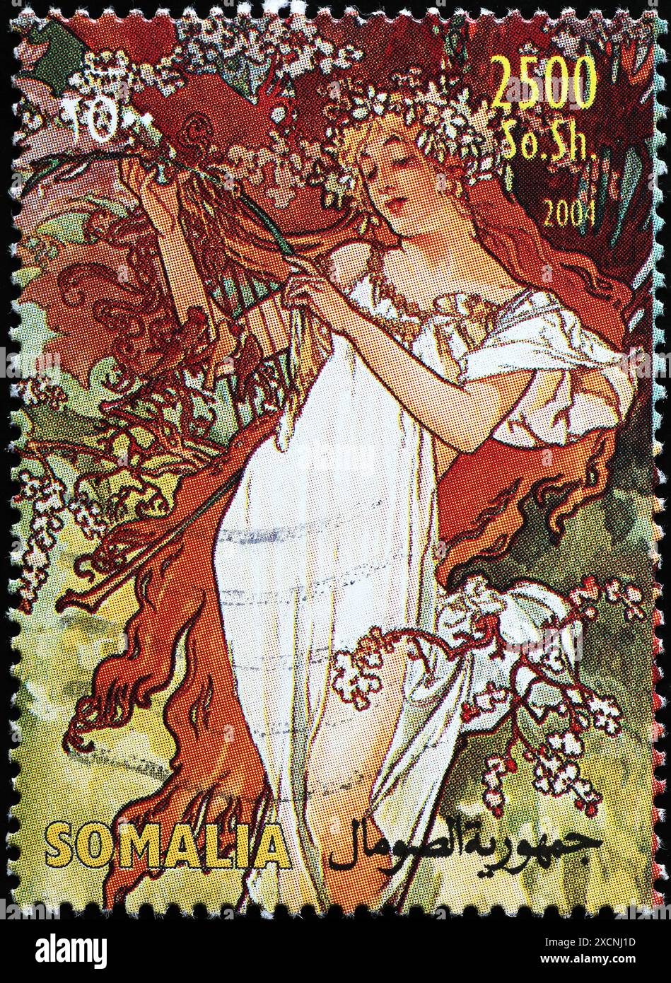 Alfons mucha woman hi-res stock photography and images - Alamy