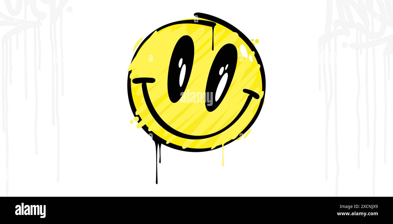 Grafitti face Stock Vector Images - Alamy