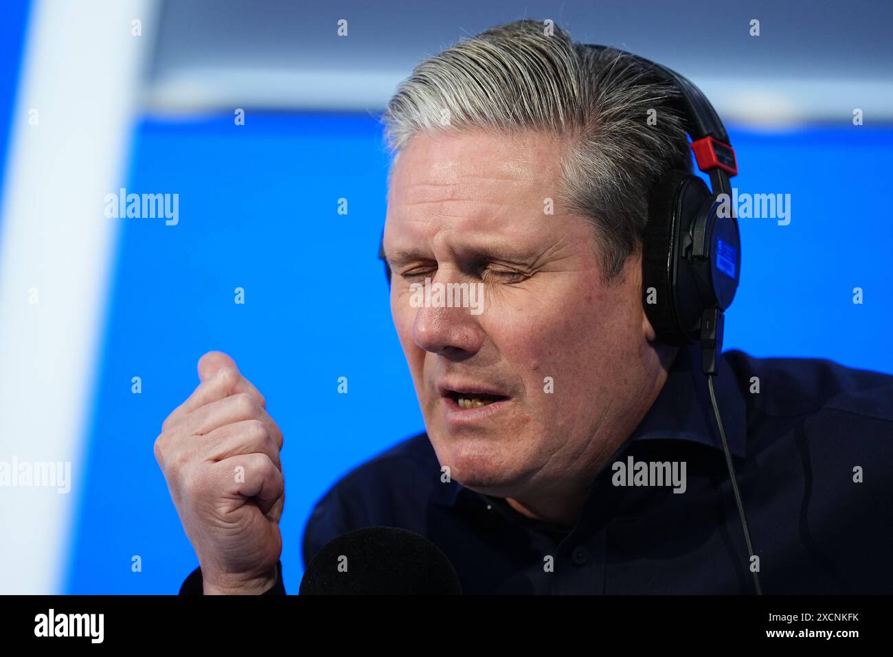 Labour Party leader Sir Keir Starmer during LBC's Nick Ferrari at ...