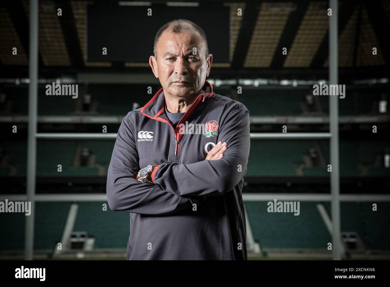 Eddie Jones, England Rugby manager, portrait session photographed at ...