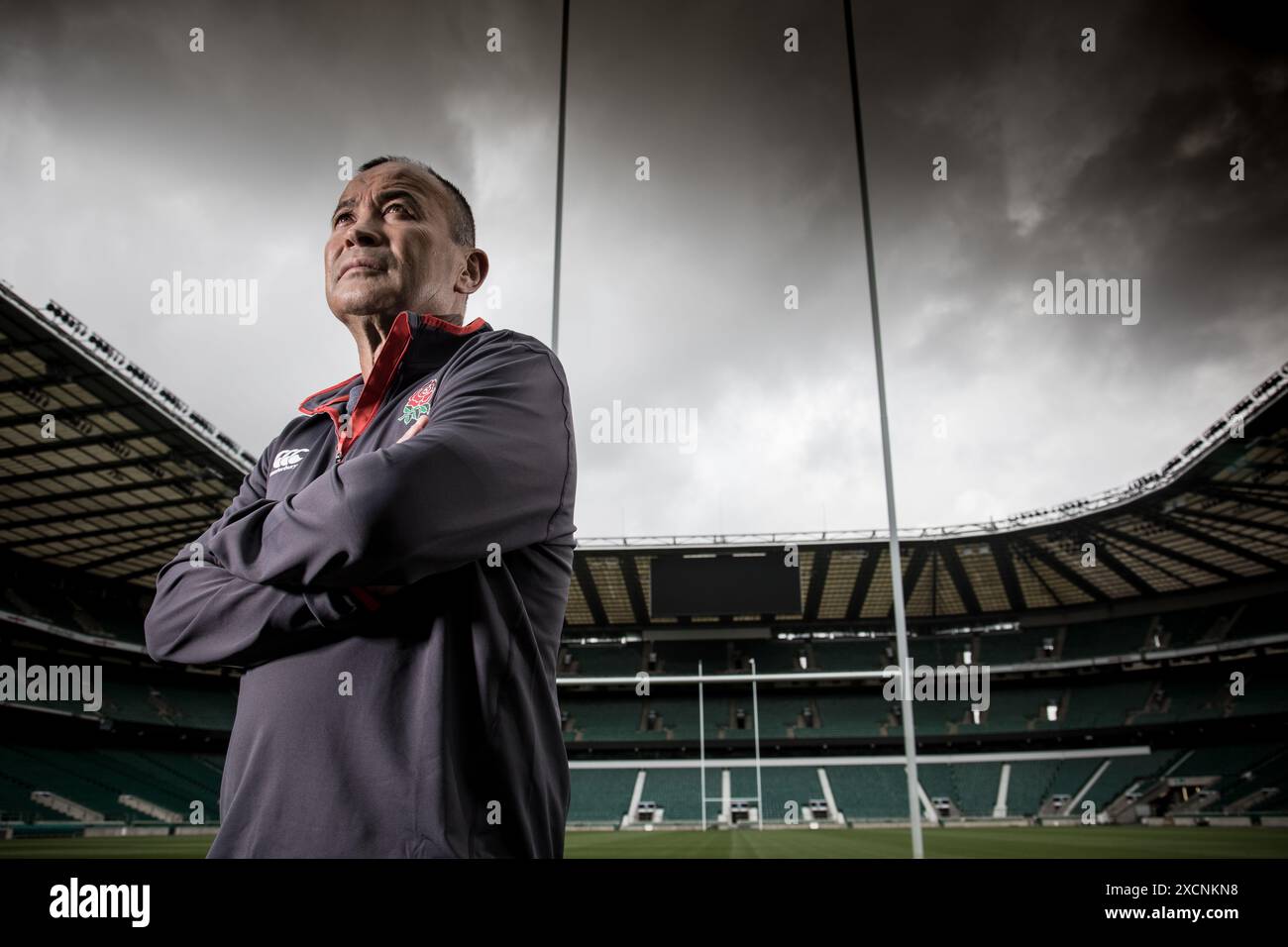 Eddie Jones, England Rugby manager, portrait session photographed at ...