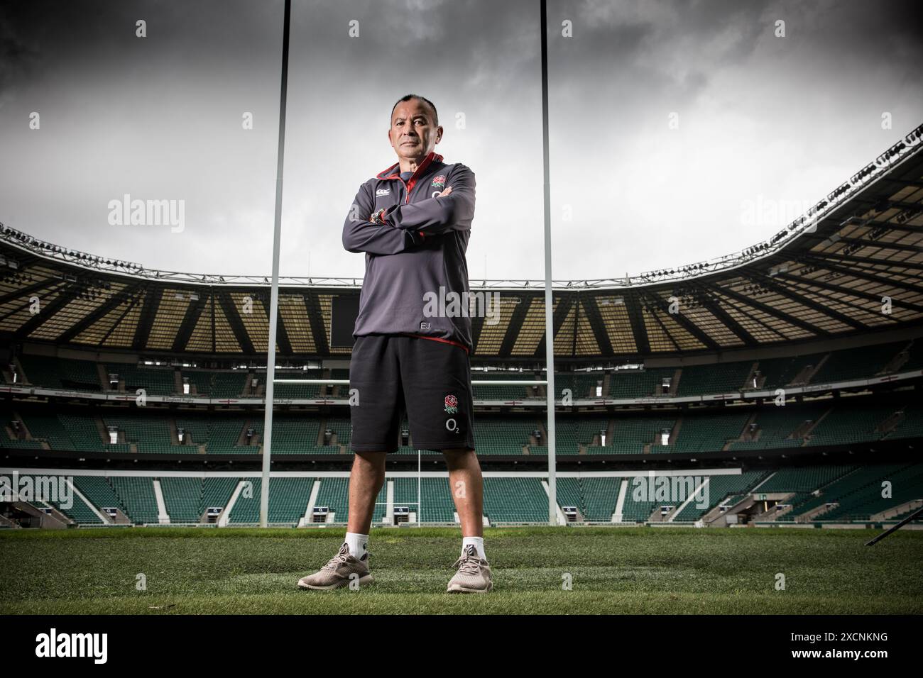 Eddie Jones, England Rugby manager, portrait session photographed at ...