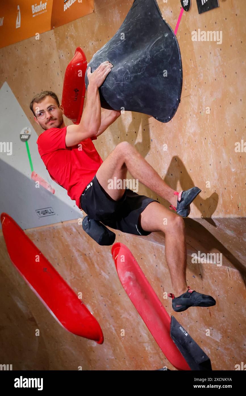 Pfungstadt, 15.06. 2024 Deutsche Meisterschaften Bouldern Herren ...