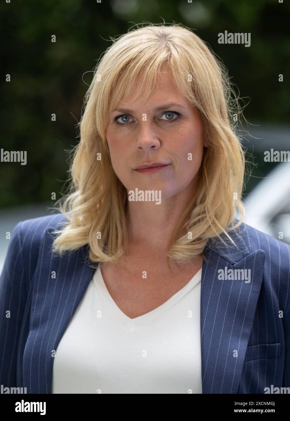 Leipzig, Germany. 17th June, 2024. Actress Melanie Marschke is on the ...