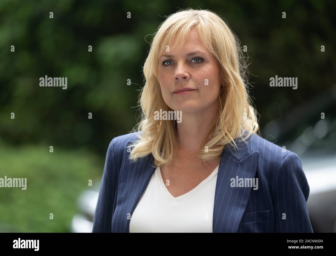 Leipzig, Germany. 17th June, 2024. Actress Melanie Marschke is on the ...