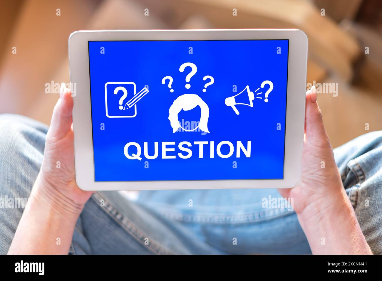 Sign displaying problem solution hi-res stock photography and images ...