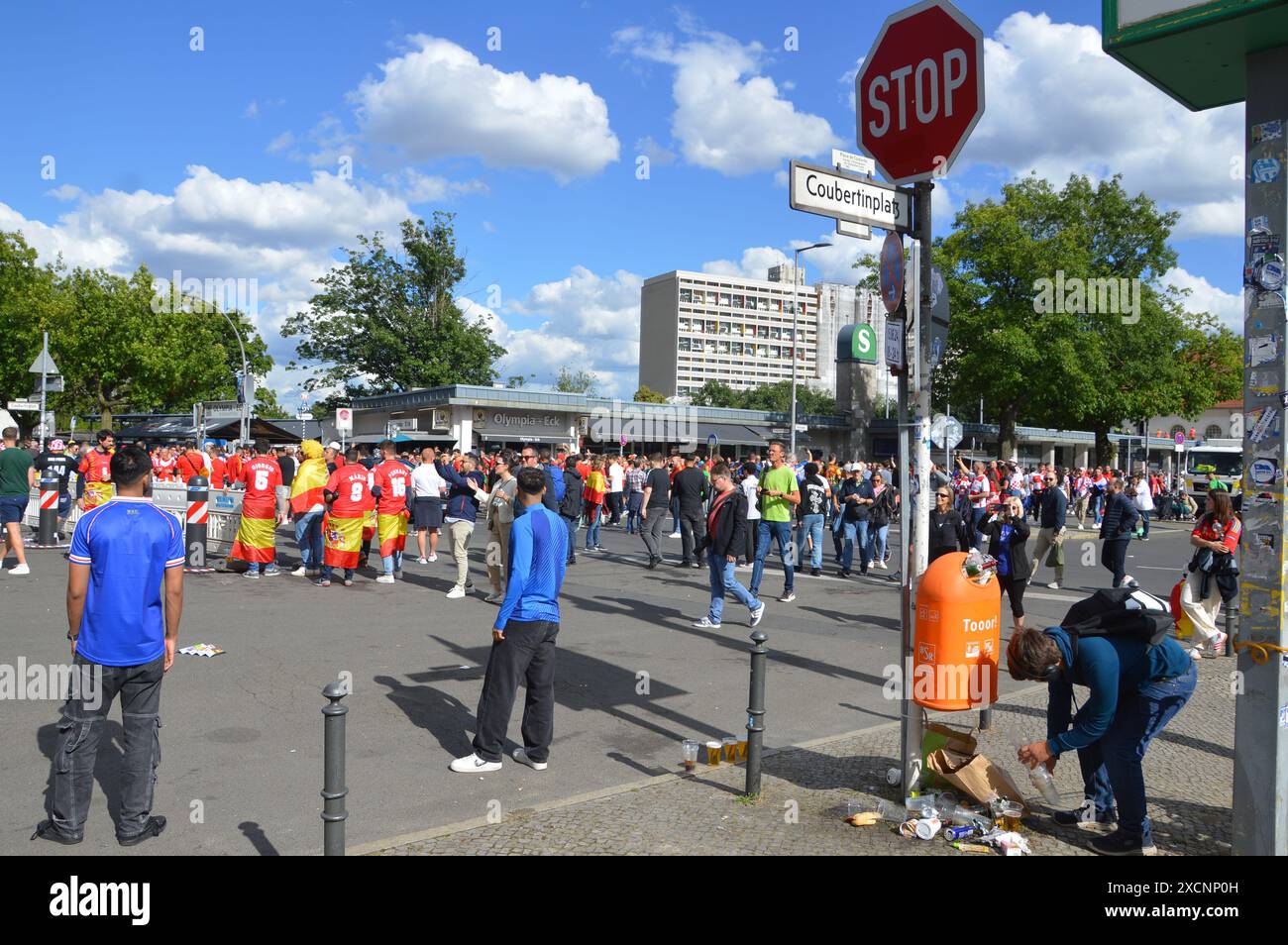 Berlin, Germany - June 15, 2024 - UEFA EURO 2024 - Before Croatia ...