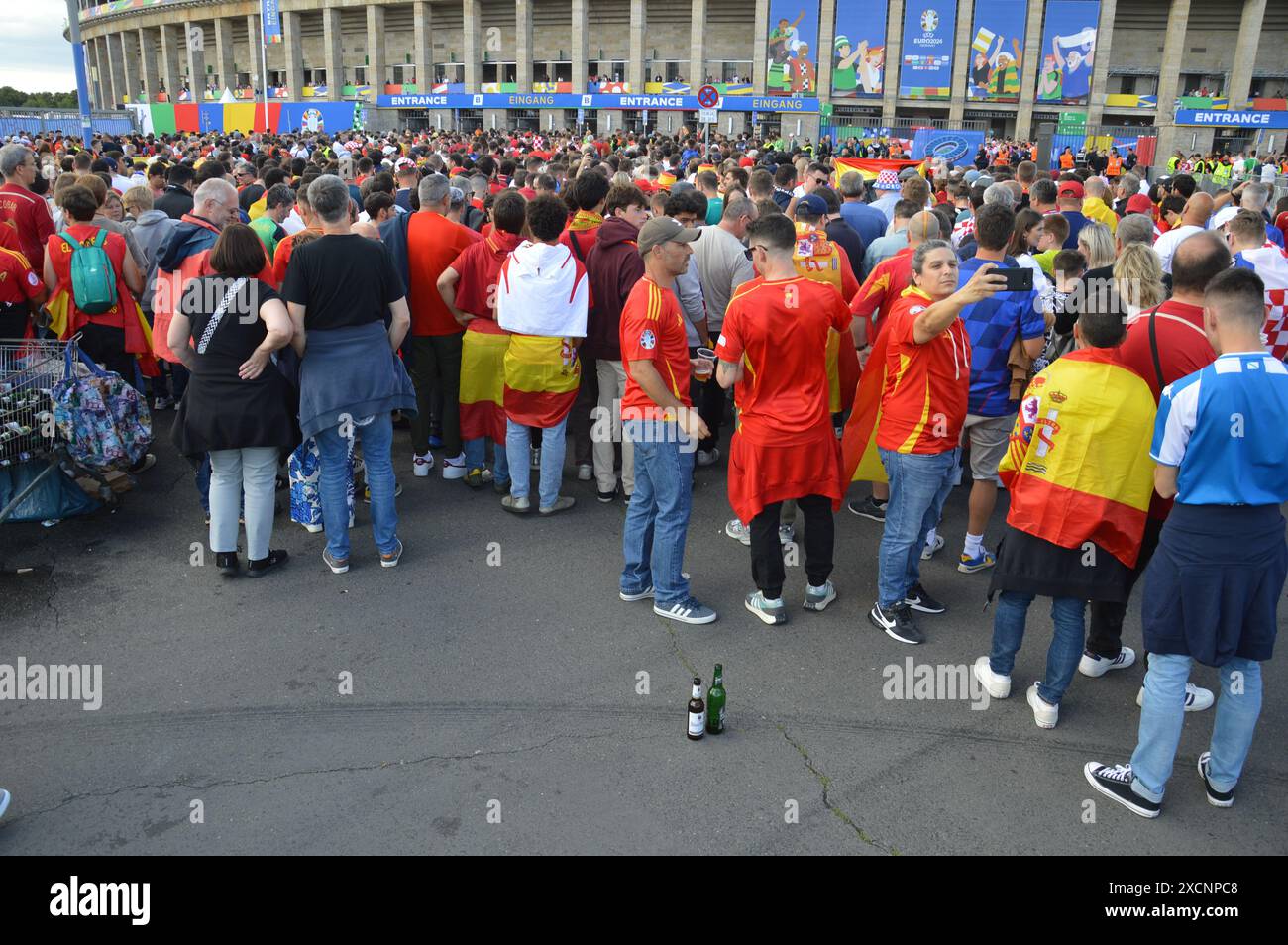 Berlin, Germany - June 15, 2024 - UEFA EURO 2024 - Before Croatia ...
