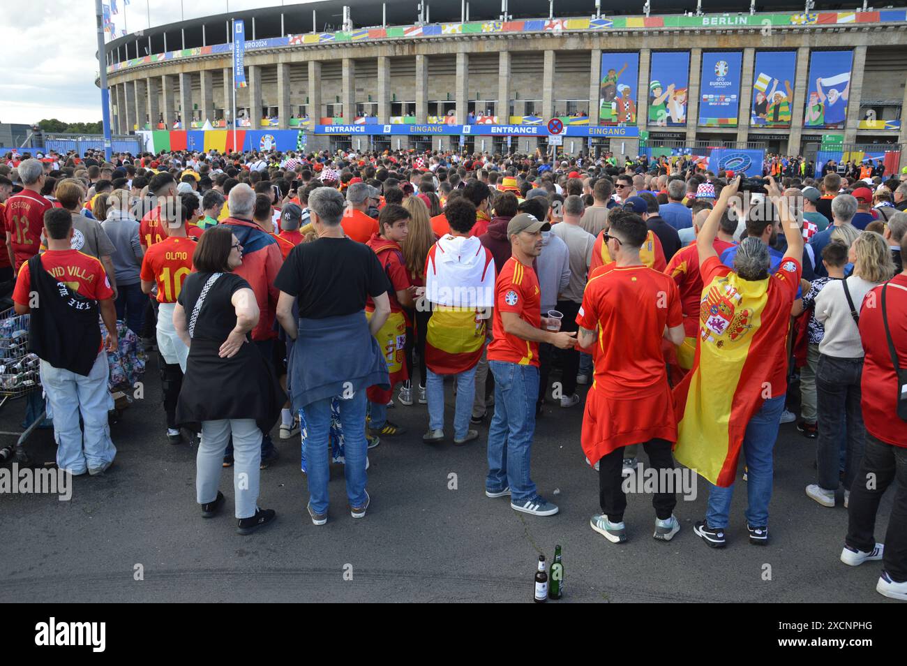 Berlin, Germany - June 15, 2024 - UEFA EURO 2024 - Before Croatia ...