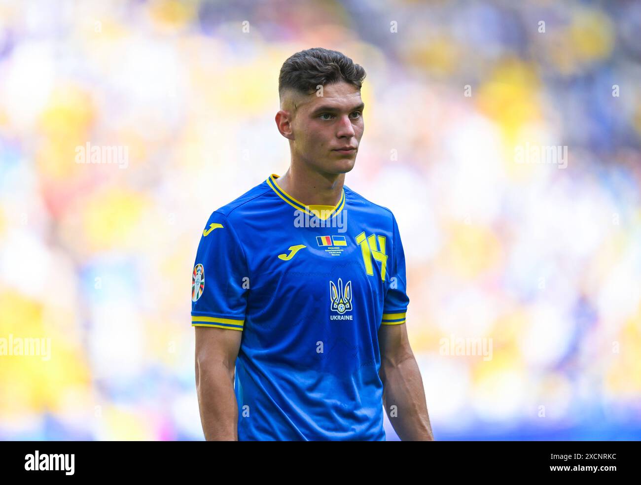 Georgiy Sudakov Ukraine wirkt enttschaeuscht, UEFA EURO 2024 - Group E ...