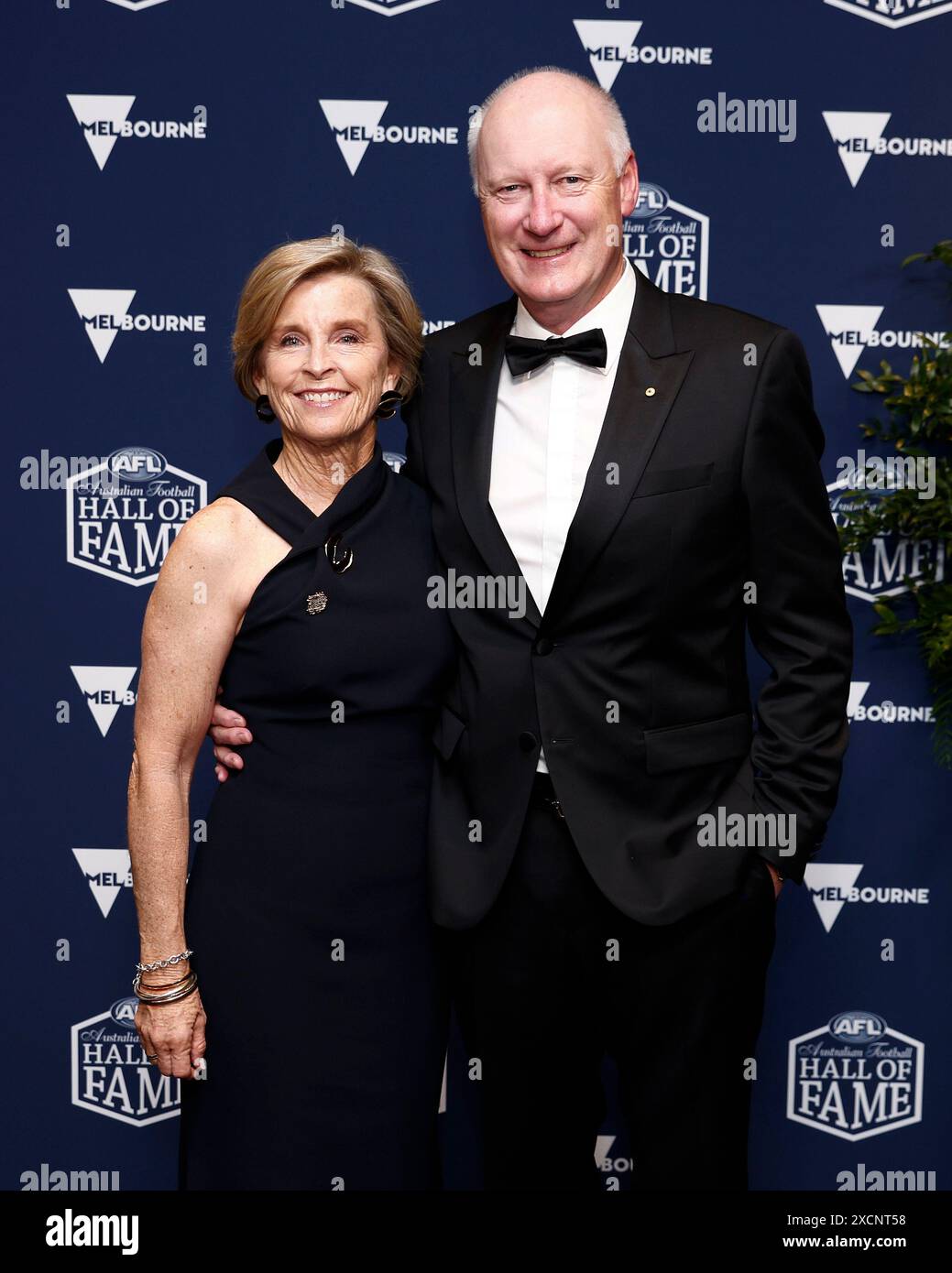 Melbourne, Australia. 18th June, 2024. Richard Goyder and wife Janine ...