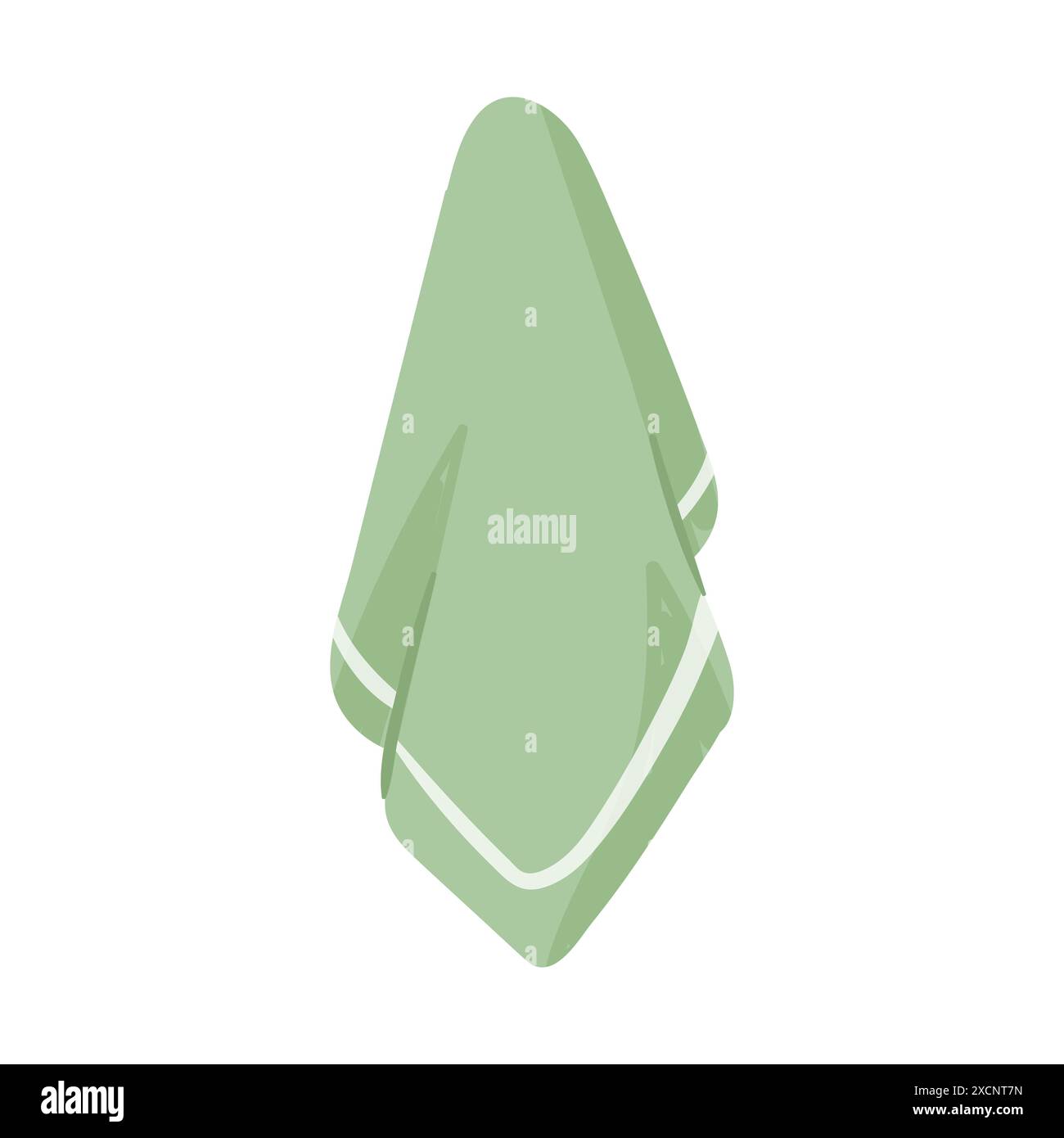 Hanging green towel, microfiber, terry or linen napkin to dry hands ...