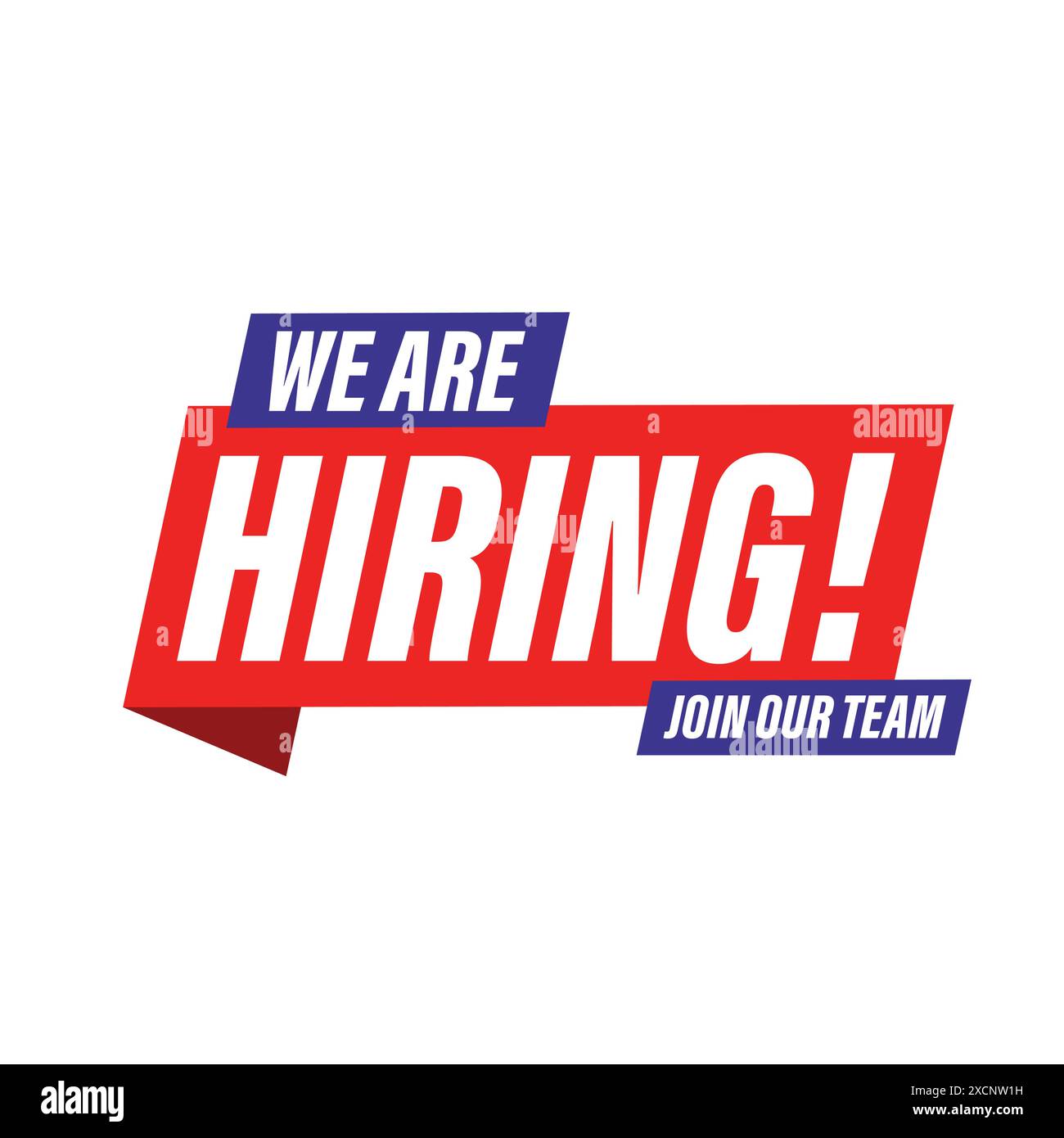 We Are Hiring sign label banner Stock Vector Image & Art - Alamy