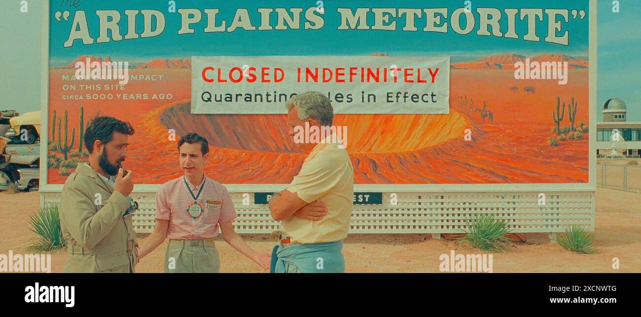 Asteroid City Year : 2023 USA Director: Wes Anderson Jason Schwartzman, Jake Ryan, Tom Hanks ...