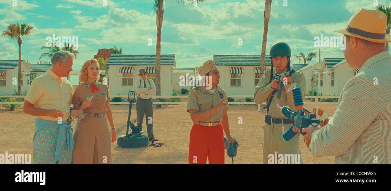 Asteroid City Year : 2023 USA Director: Wes Anderson Tom Hanks, Hope Davis, Tony Revolori, Liev ...