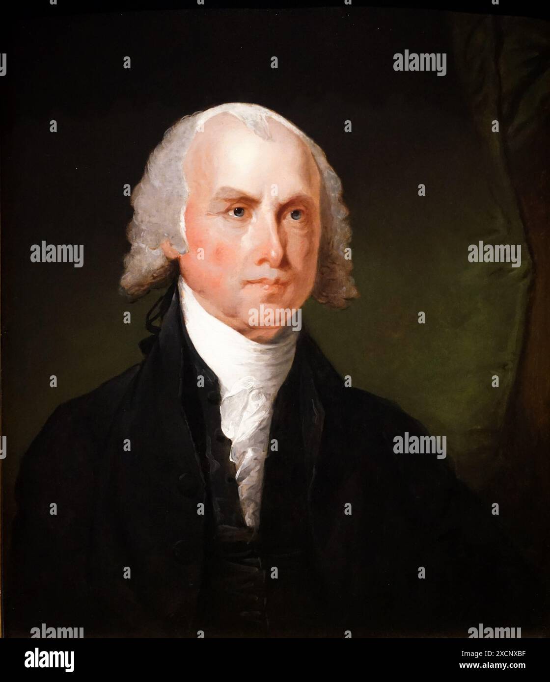 Portrait of President James Madison (1751-1836) an American statesman ...