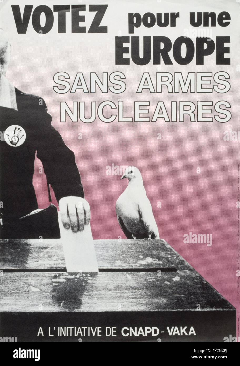 Belgian, anti-nuclear weapons, anti-war, Peace campaign poster, during ...