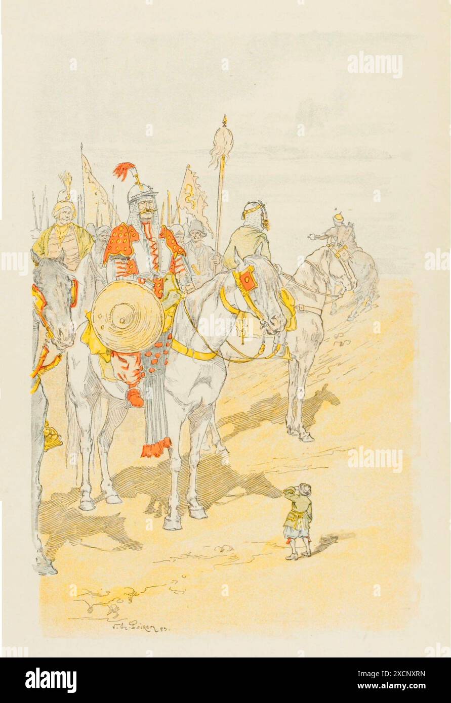 A Voyage to Brobdingnag. Gulliver discovers the Lorbrulgrud militia ...