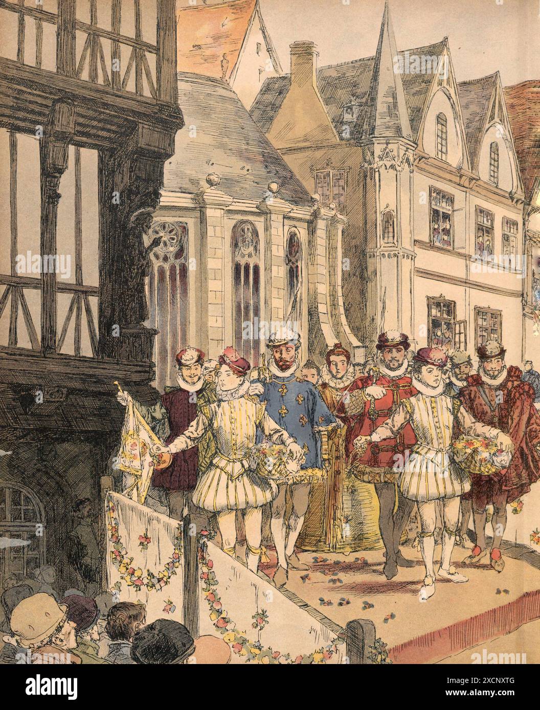 Notre dame illustration 16th century hi-res stock photography and ...