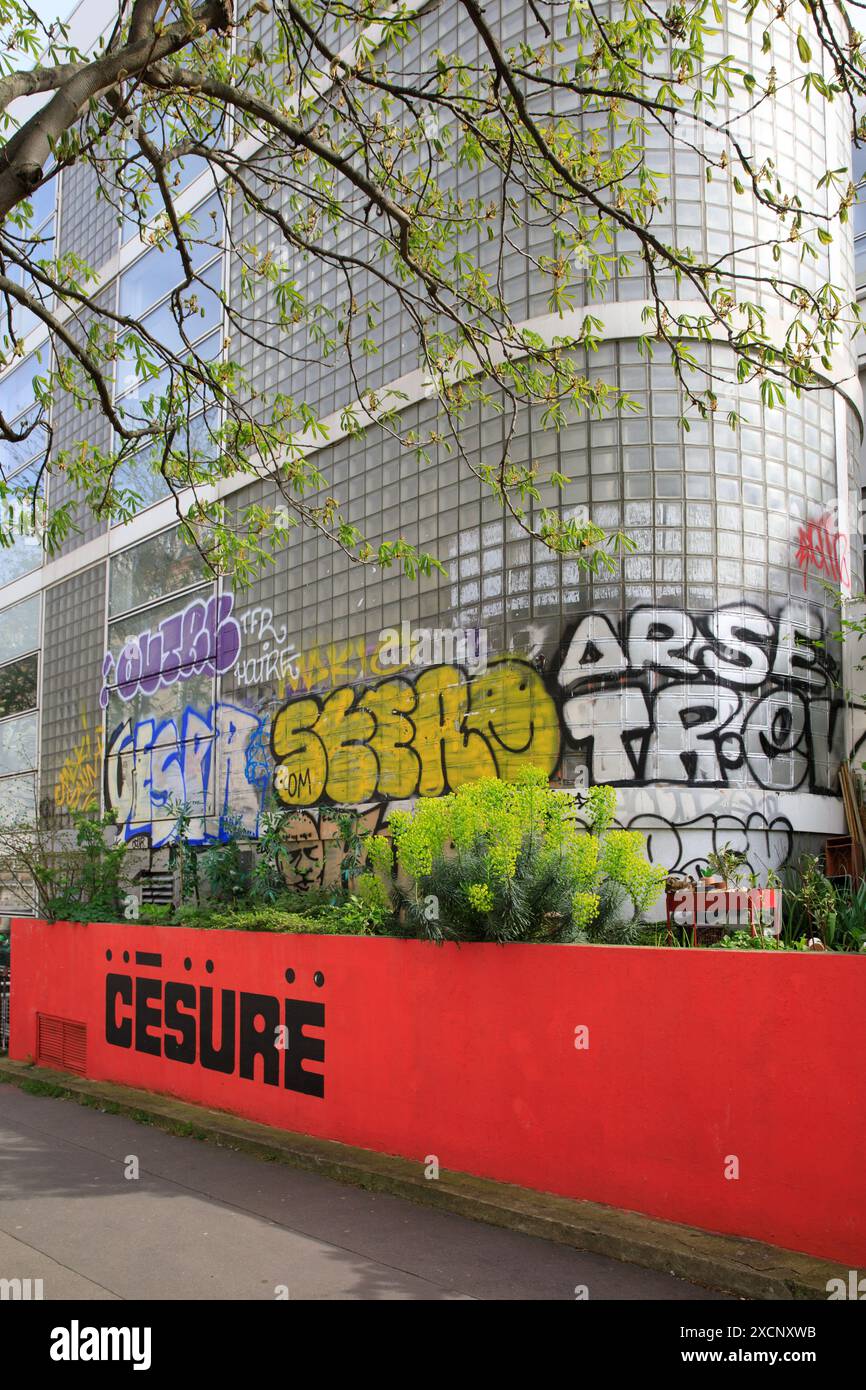 France, Ile-de-France region, 5th arrondissement, rue Censier, "Césure ...