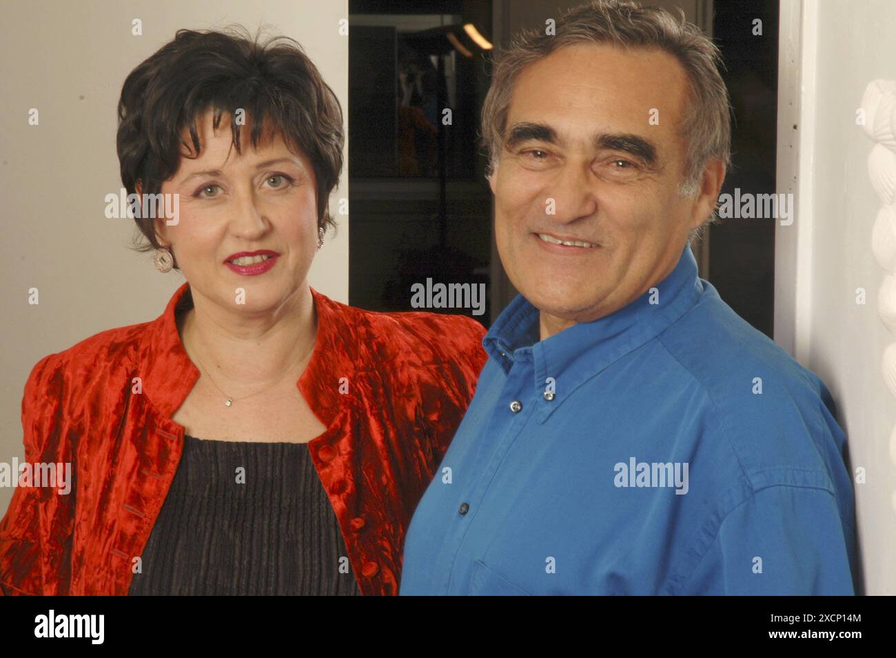 Martine NISSE et Pierre SABOURIN - Date : 20041001 ©John Foley/Opale ...
