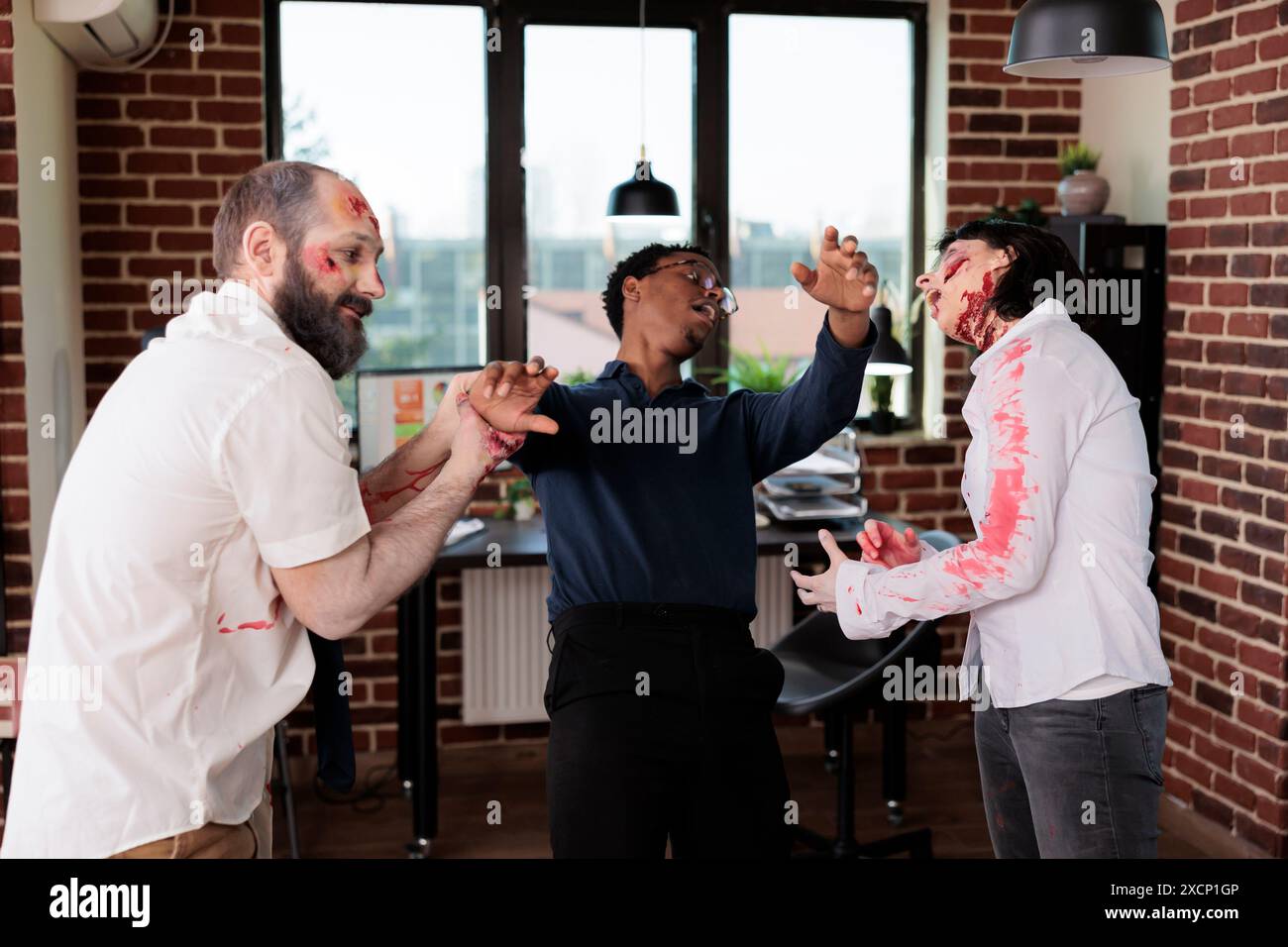 Zombie office workers hi-res stock photography and images - Alamy