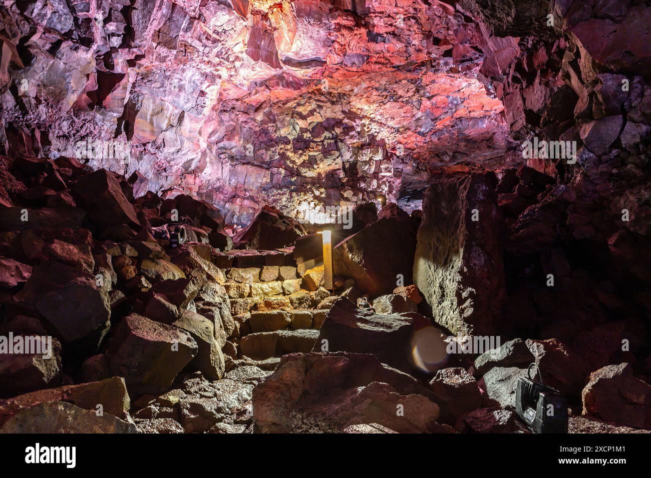 Underground volcanic tunnel hi-res stock photography and images - Alamy