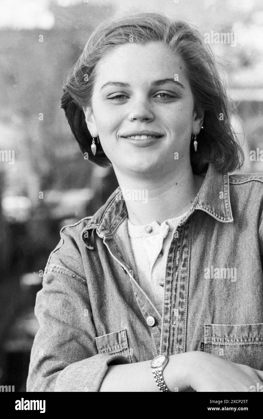 Old lady on a balcony Black and White Stock Photos & Images - Alamy