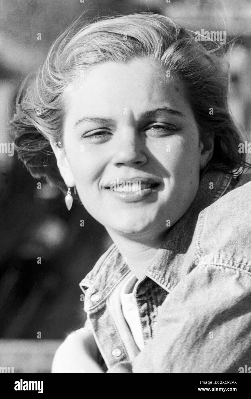 Old lady on a balcony Black and White Stock Photos & Images - Alamy