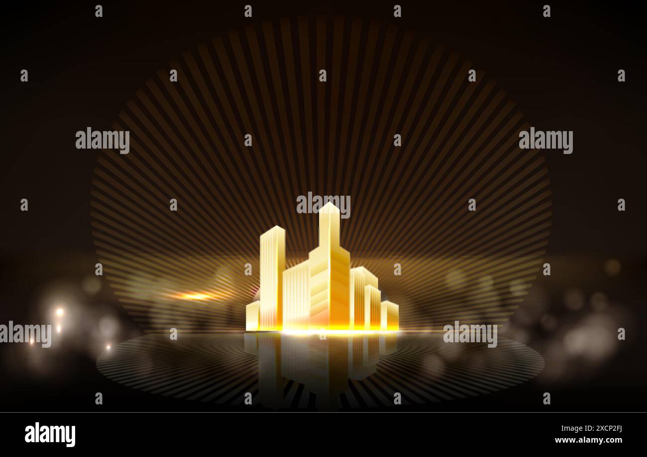 City of gold illustration hi-res stock photography and images - Alamy