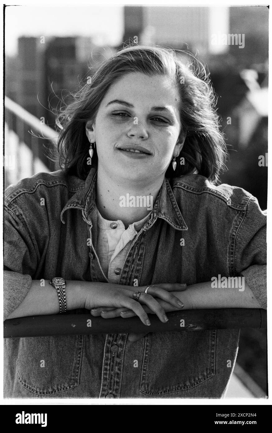 Old lady on a balcony Black and White Stock Photos & Images - Alamy