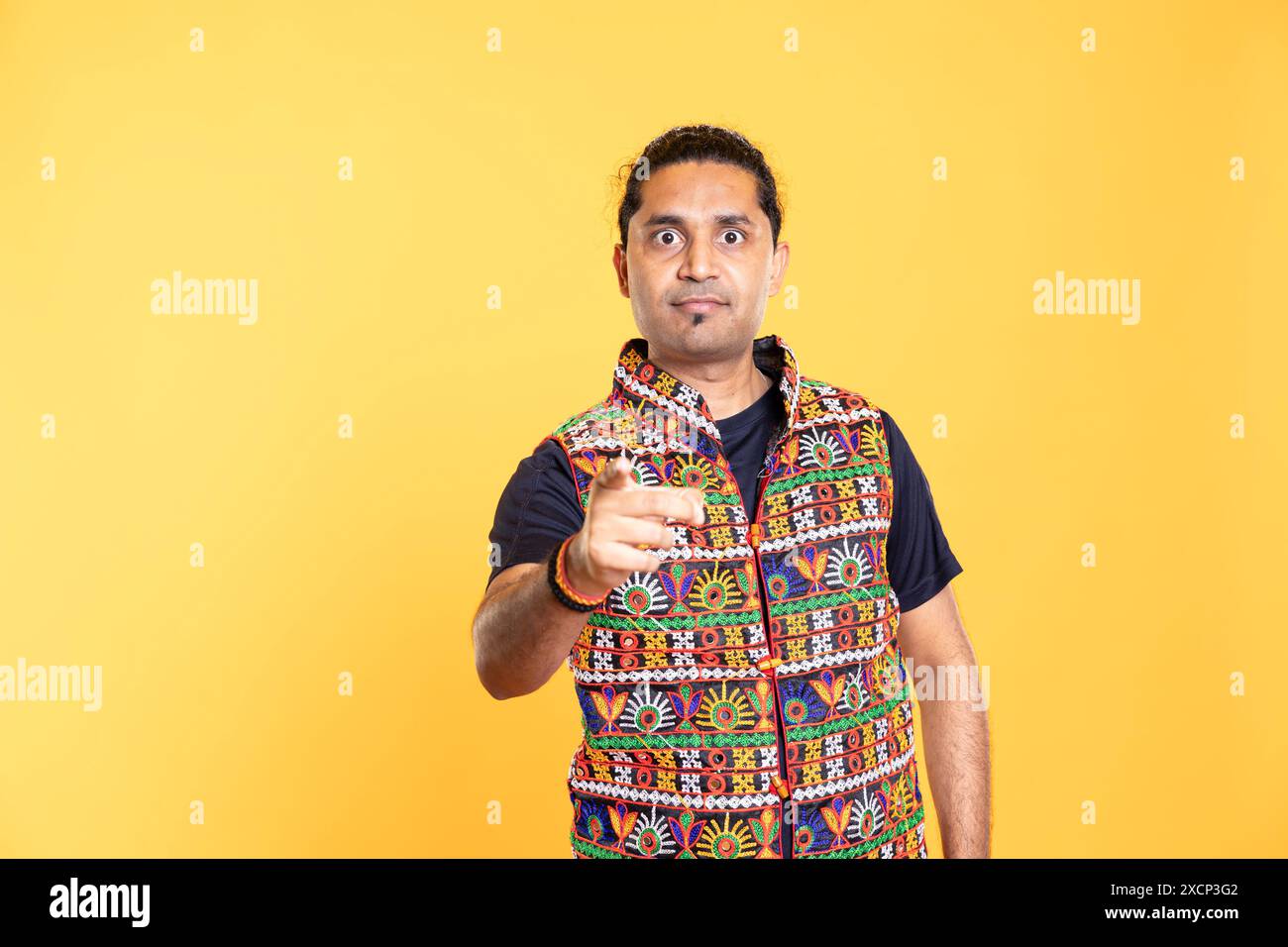 Disappointed man admonishing friend over debacle, isolated over studio ...