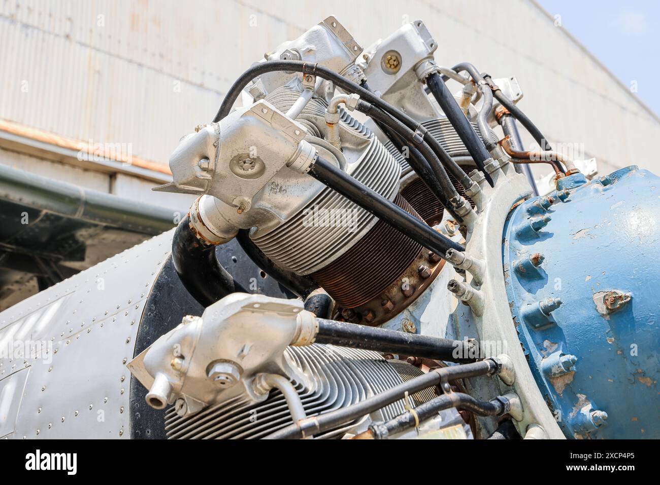Rotary aircraft engine hi-res stock photography and images - Alamy
