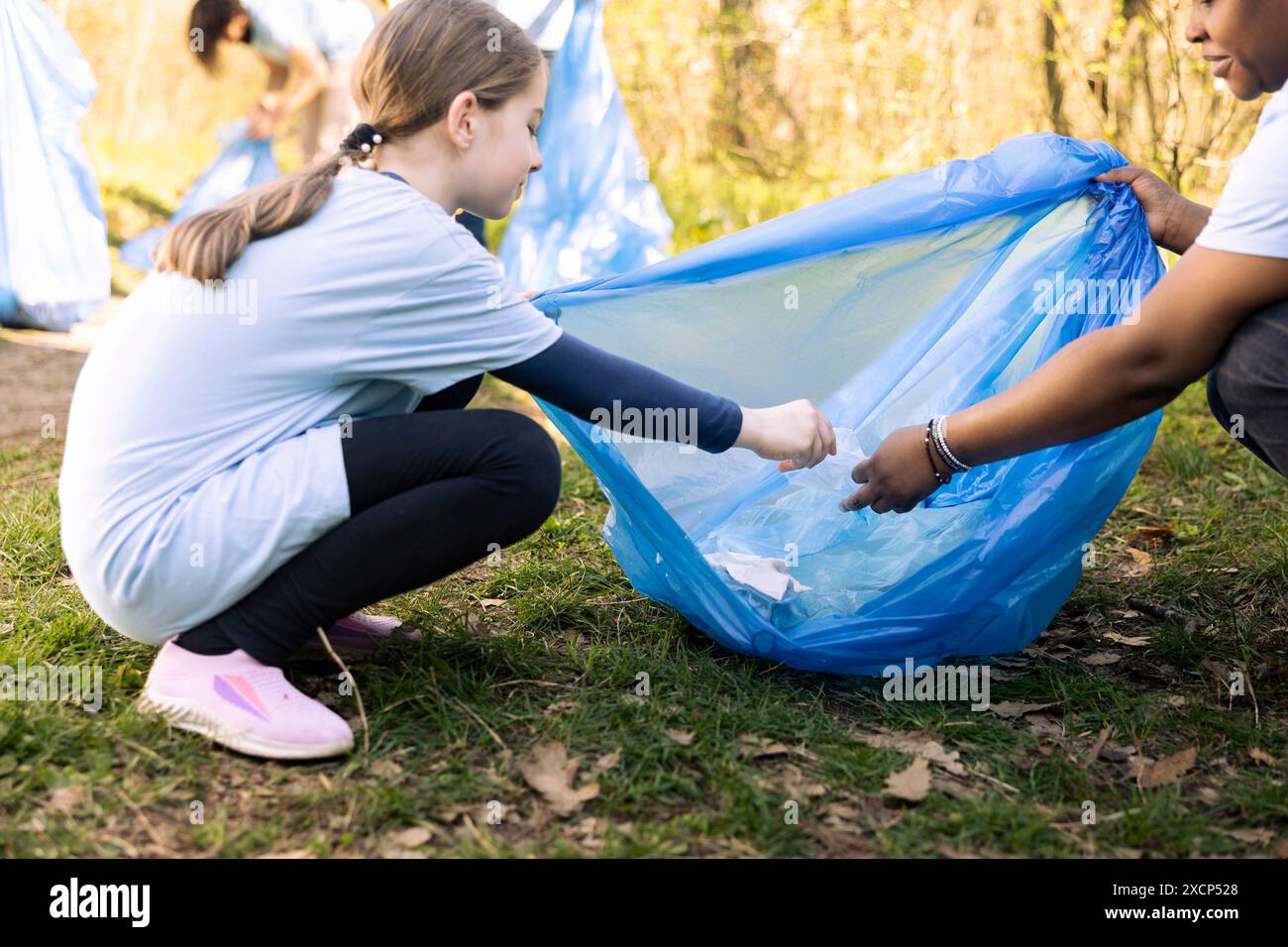 Clearing forest volunteers hi-res stock photography and images - Alamy